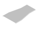 Cable Ladder Straight Reducer Cover | Burndy Cable Support Systems